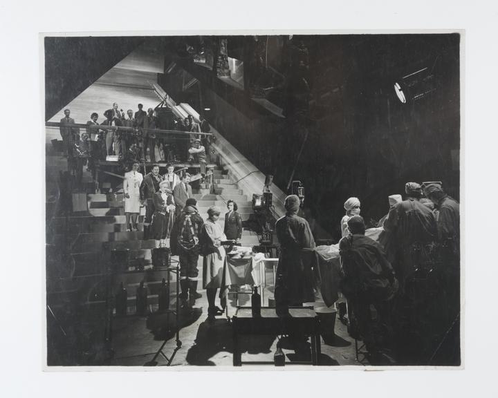 Behind the scenes photograph from filming of 'A Matter of Life and ...