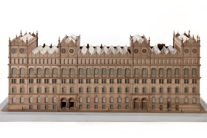 Architect's model of S&J Watts' warehouse | Science Museum Group Collection