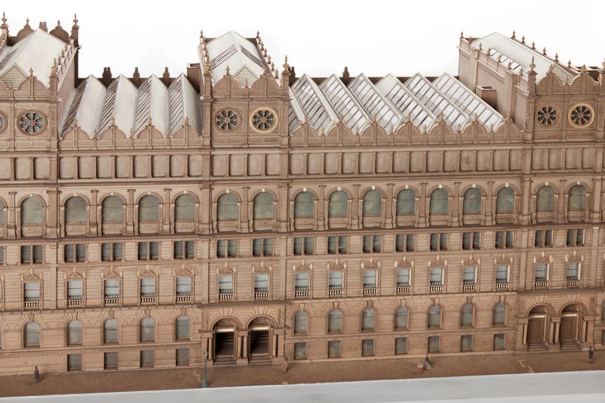 Architect's model of S&J Watts' warehouse | Science Museum Group Collection