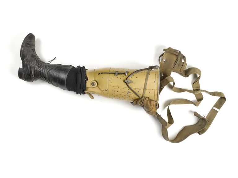 Artificial left leg for amputation above knee | Science Museum Group ...
