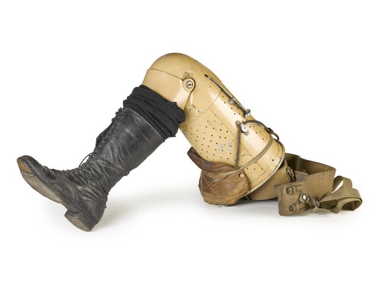 Artificial left leg for amputation above knee | Science Museum Group ...