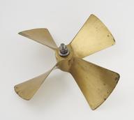 Model of a four bladed screw propeller of the period of 1865 | Science ...