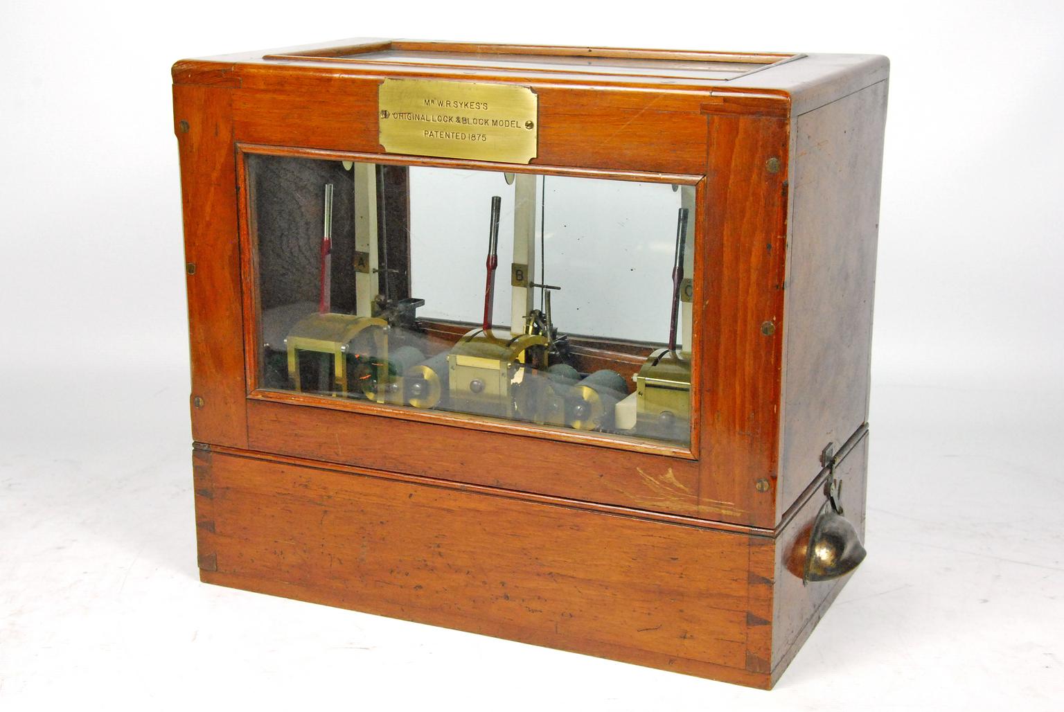 model sykes lock and block signalling system | Science Museum Group ...