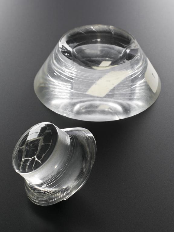 Sample perspex window used in researching high pressure windows ...