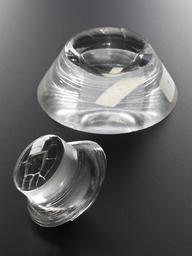 Sample perspex window used in researching high pressure windows ...