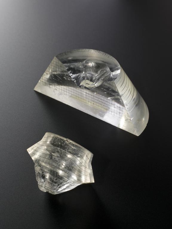 Sample perspex window used in researching high pressure windows ...