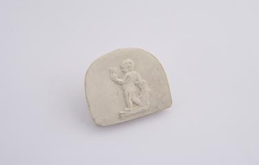 Plaster cast, nude figure with hourglass | Science Museum Group Collection