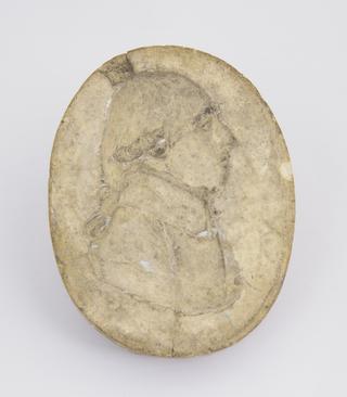 Plaster mould, profile bust | Science Museum Group Collection