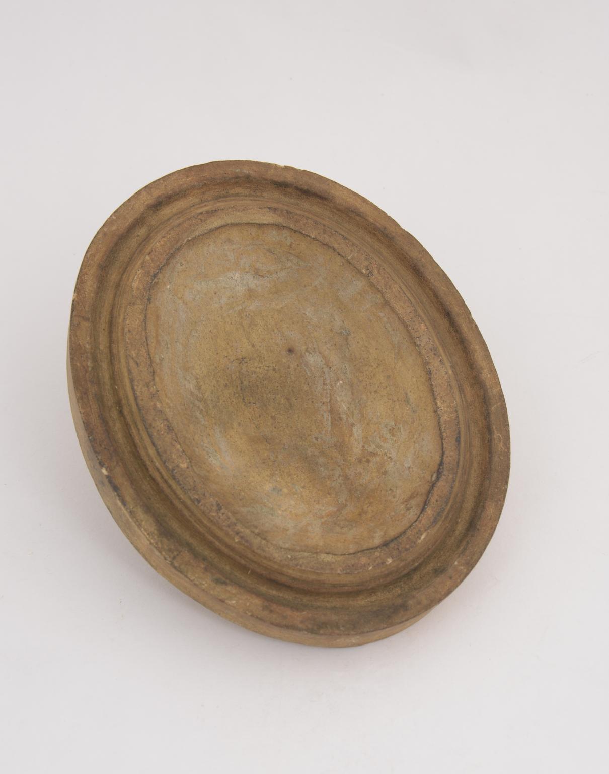 Oval-shaped plaster cast | Science Museum Group Collection