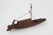 Model of the junk boat of the Miao Tzu | Science Museum Group Collection