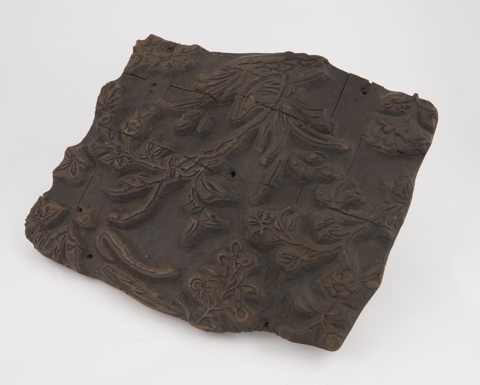 Irregular rectangular printing block | Science Museum Group Collection