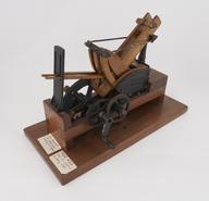 Model of a machine for fulling cloth | Science Museum Group Collection