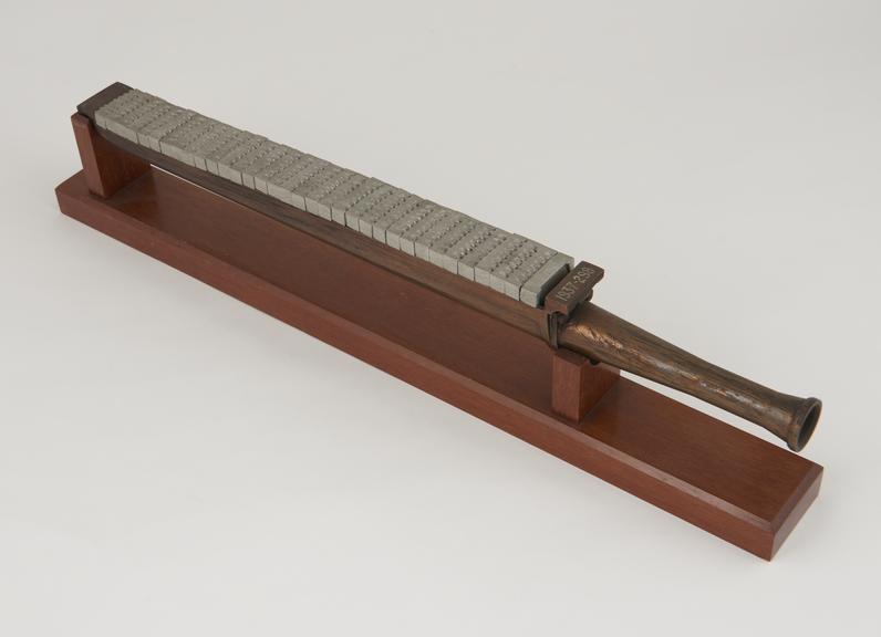 Model of "Turbine" furnace trough | Science Museum Group Collection