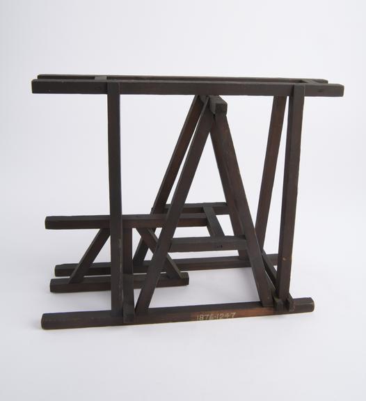Model of a beam engine frame | Science Museum Group Collection