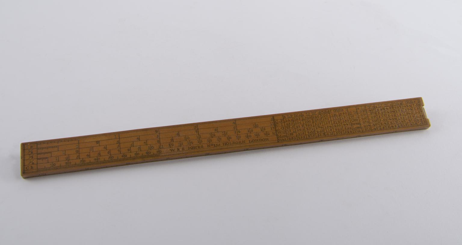 Engineer's slide rule, boxwood | Science Museum Group Collection