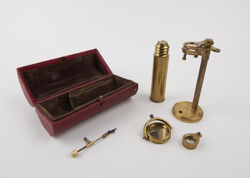 Botanic microscope with compound monocular body tube | Science Museum ...