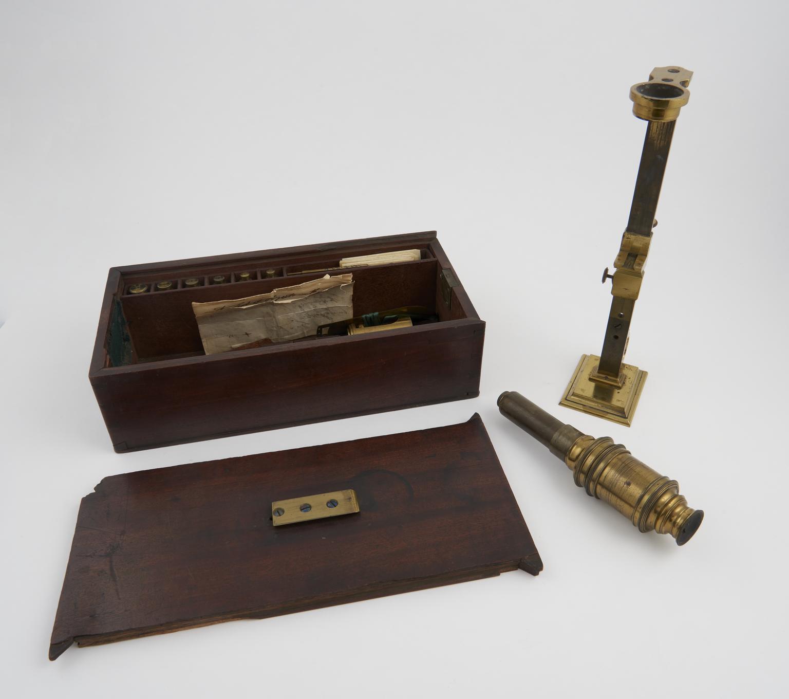 Compound microscope by Mann and Ayscough in case | Science Museum Group ...