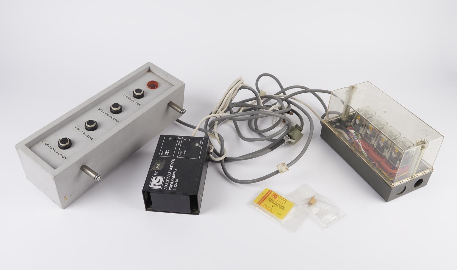 Components for model Waygood-Otis Passenger Electric Lift. Including ...