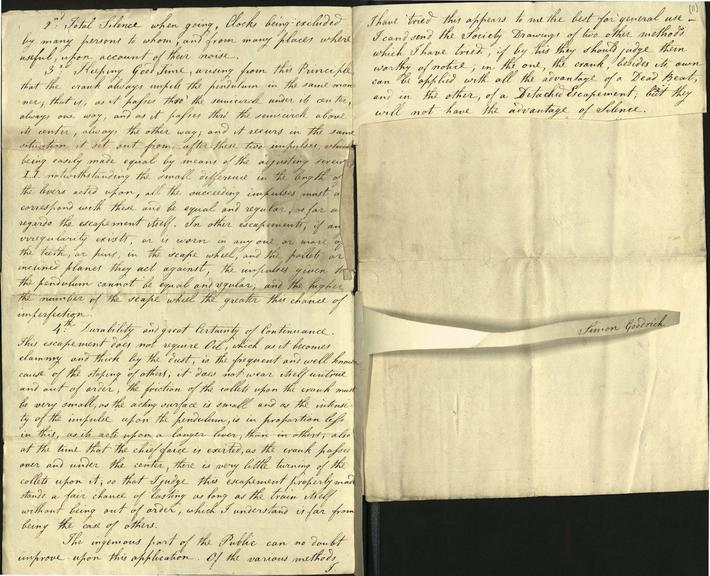 Papers relating to the work of Simon Goodrich | Science Museum Group ...