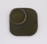 Square 'Kryptok' fused slab and segment | Science Museum Group Collection