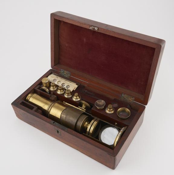 Large drum microscope with six objectives | Science Museum Group Collection