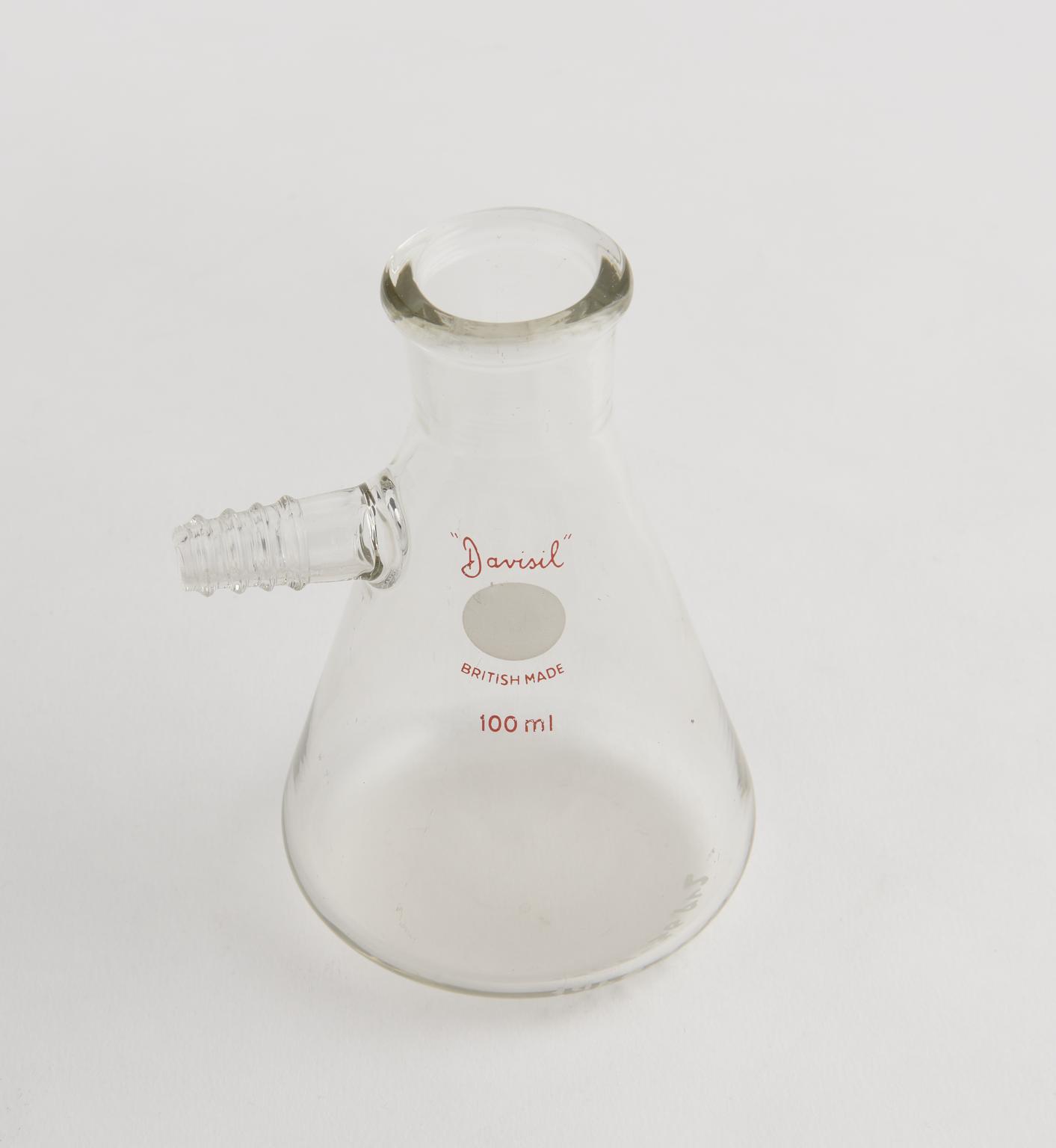 five pieces of glass ware made by mouth-blowing and hand-spinning ...