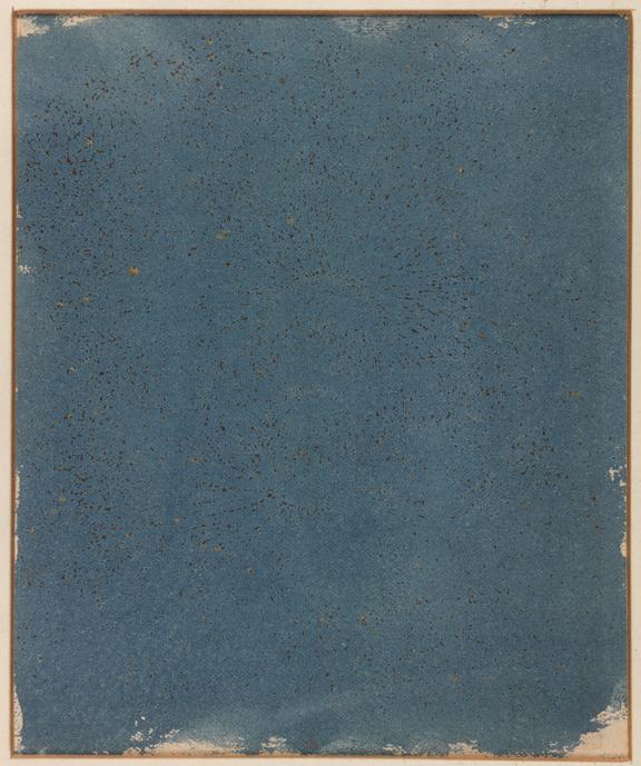 Three magnetic line of force patterns made by Faraday and given to a ...