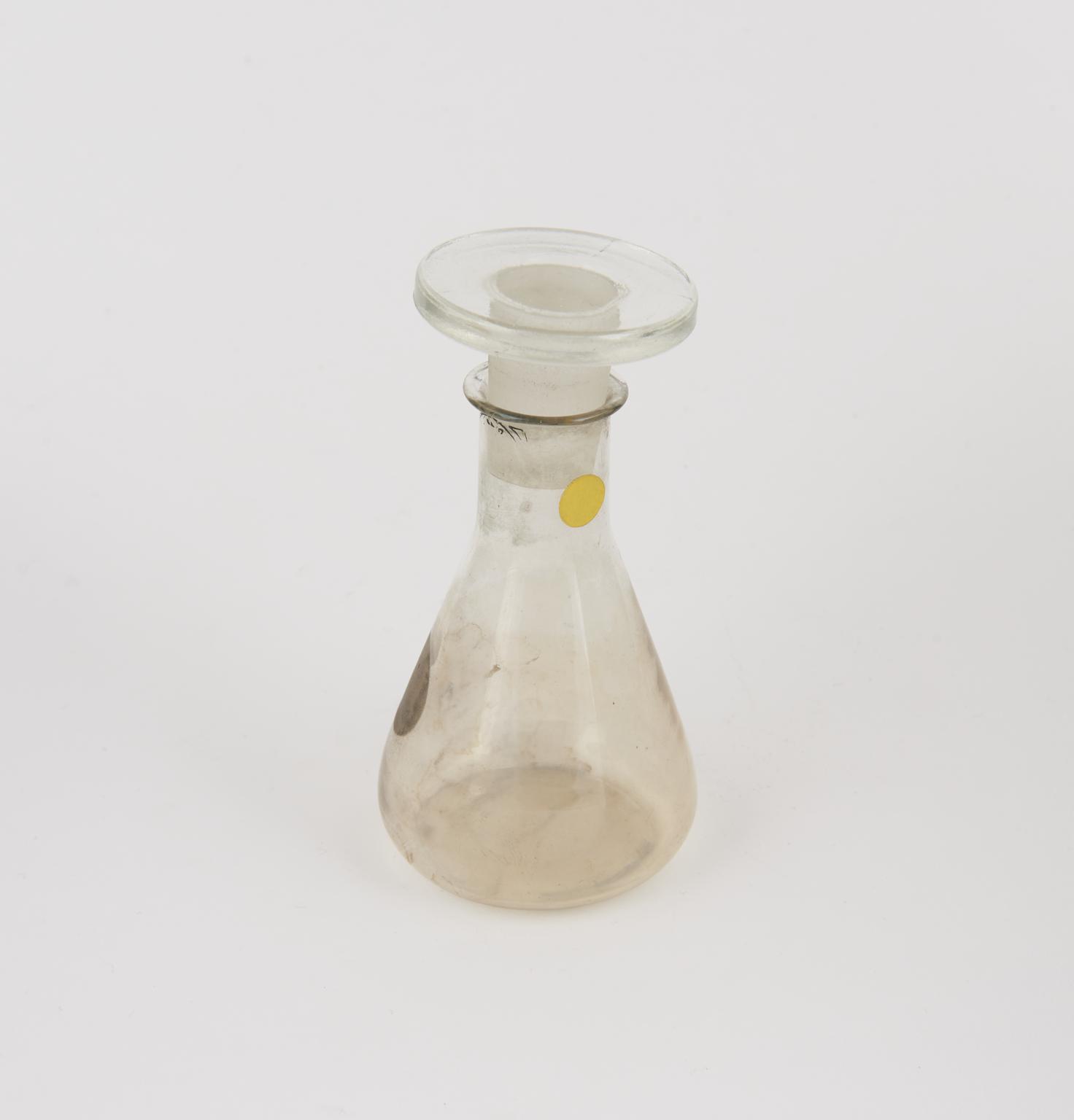 Conical (Erlenmeyer) flask with ill fitting glass stopper | Science ...