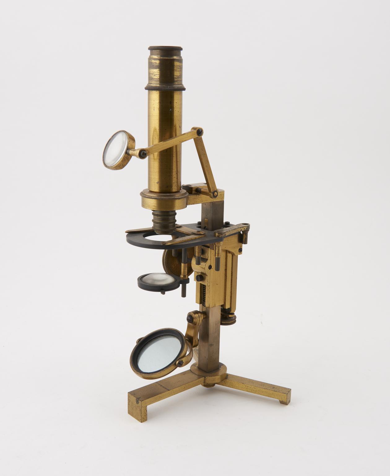Harting's own Amici microscope with double body | Science Museum Group ...