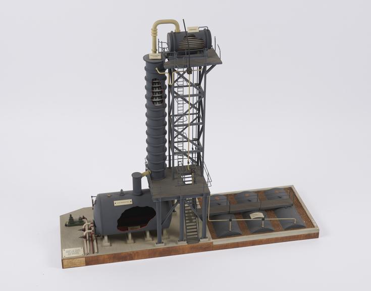 Model of plant used for batch distillation of benzole. | Science Museum ...