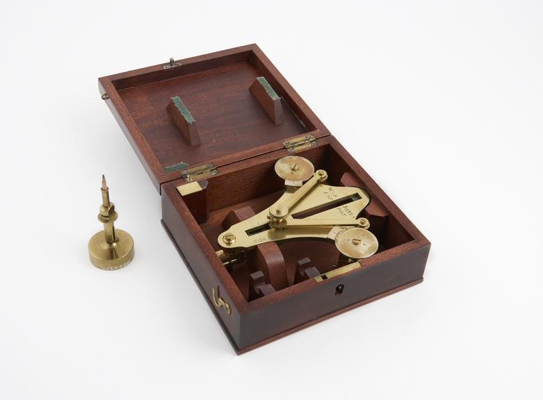 Cyclograph in fitted mahogany box | Science Museum Group Collection