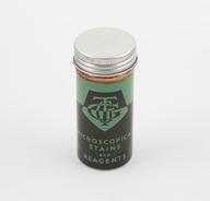 A metal vial containing 10gm of biological stain | Science Museum Group ...