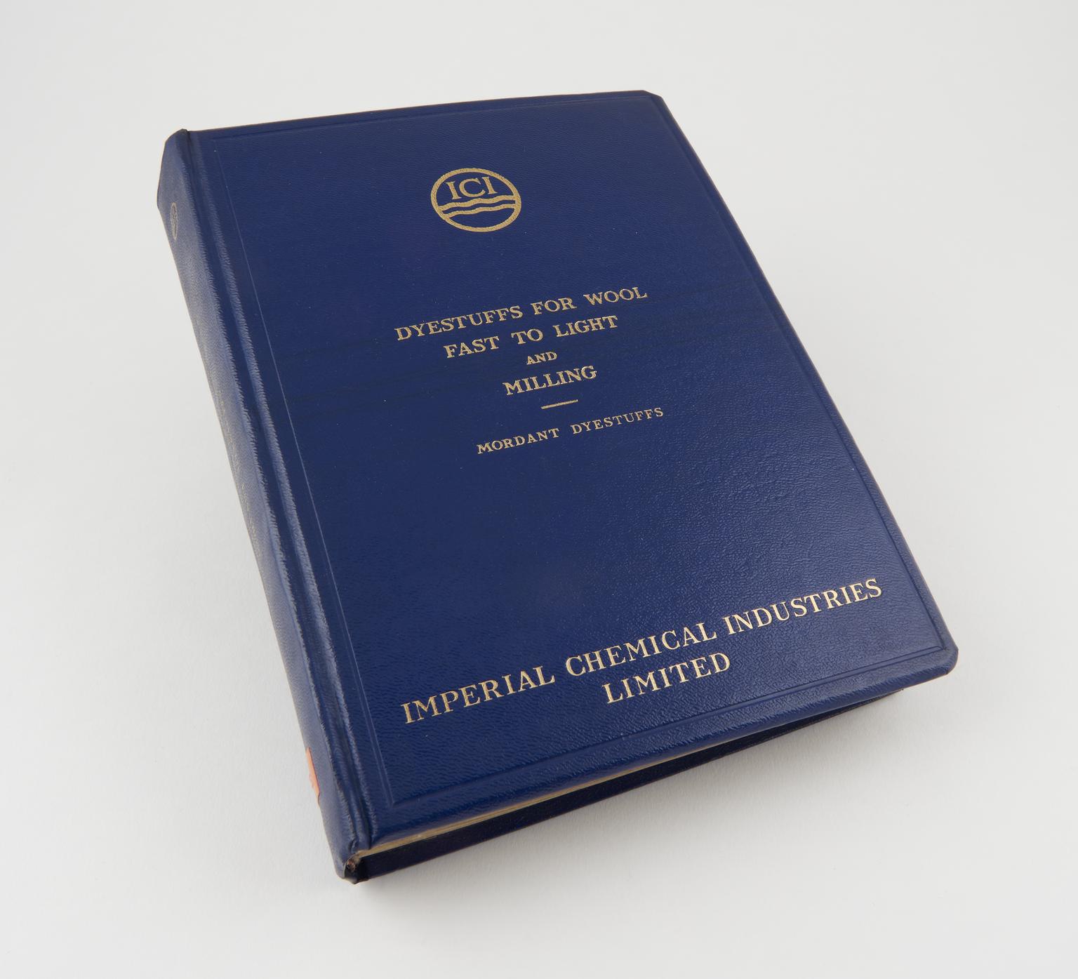 Dyestuffs for Wool Fast to Light and Milling Mordant Dyestuffs, ICI ...