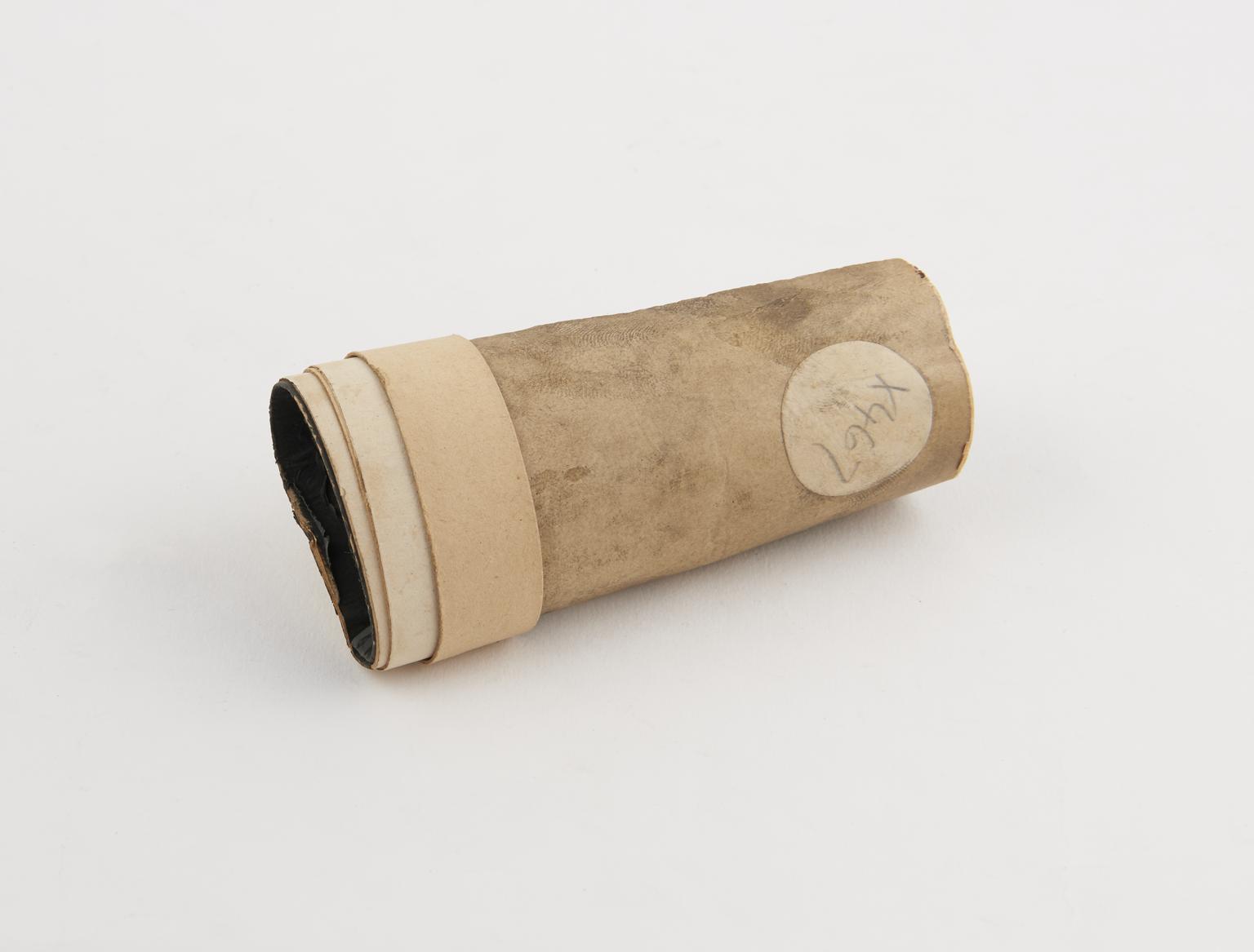 Eye piece lens and segment of draw tube from a draw tube telescope ...