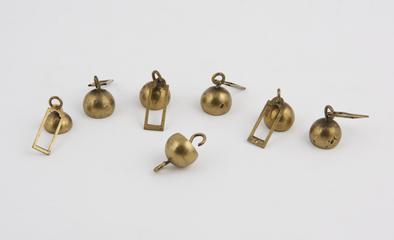 Set of seven hemispherical weights with loops | Science Museum Group ...