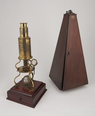 Microscope, J. HARRIS & SON LONDON. Culpeper type in brass | Science ...