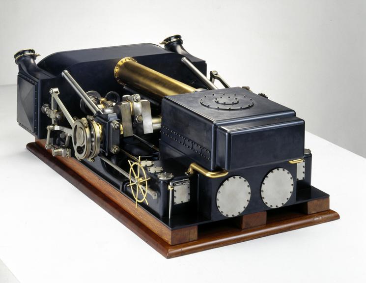 Model screw-engines of H.M. Turret-ship Prince Albert | Science Museum ...