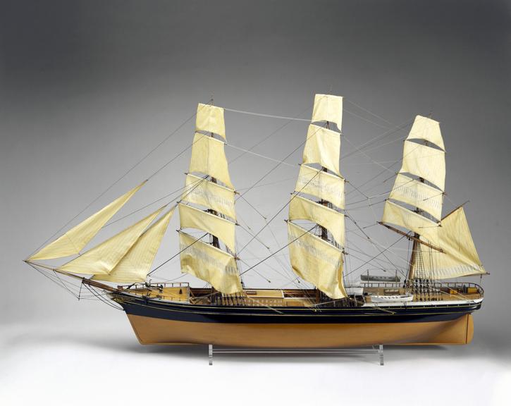 Whole rigged model of the clipper ship 'Stonehouse' | Science Museum ...