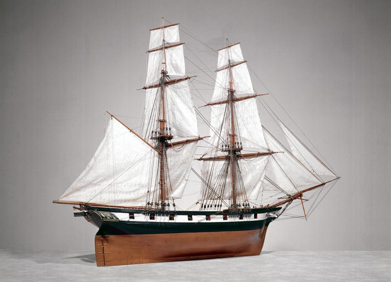 Whole model of H.M. Brig 'Fantome' | Science Museum Group Collection