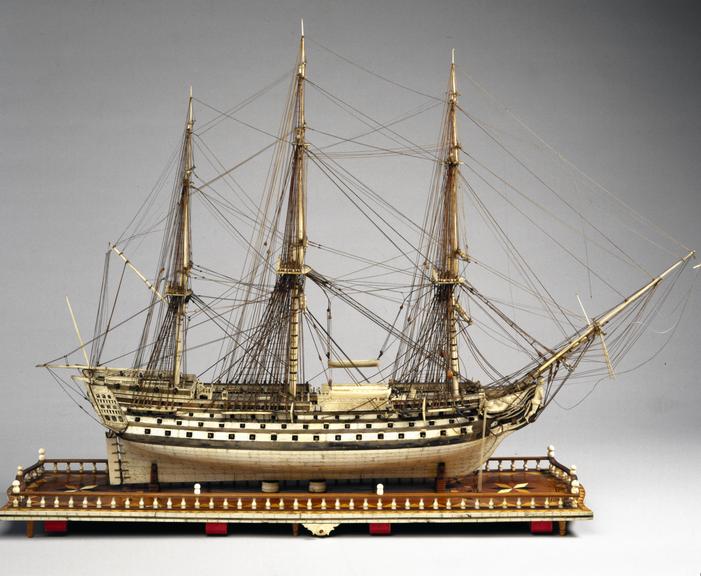 Model of 120 gun ship: the French 1st rate "Ocean" | Science Museum ...
