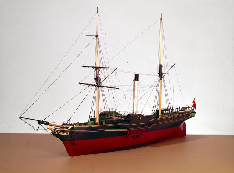 Model of the PS 'Sirius' | Science Museum Group Collection