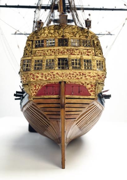 Contemporary Navy Board model, of a rigged 60-gun ship | Science Museum ...