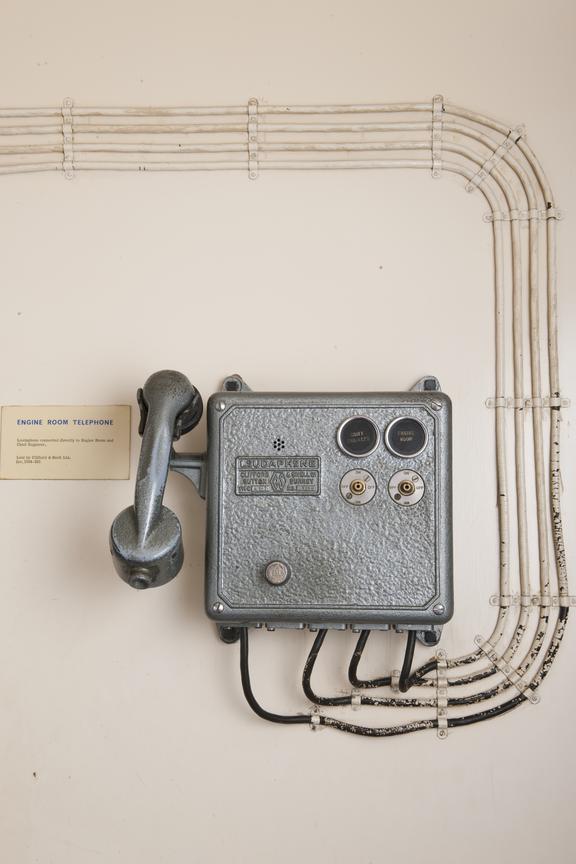 Telephone, linking bridge to engine room | Science Museum Group Collection