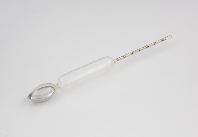 Glass 'Technico' hydrometer | Science Museum Group Collection