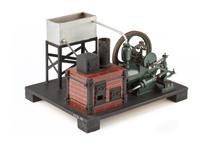 Hot air engine model of two cylinder type | Science Museum Group Collection
