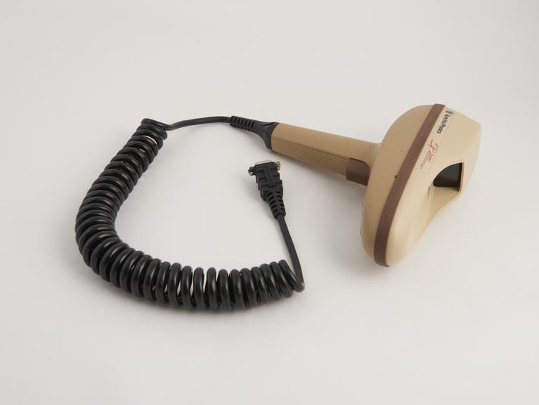 Model SP 2001 laser hand-held barcode scanner unit manufactured by ...