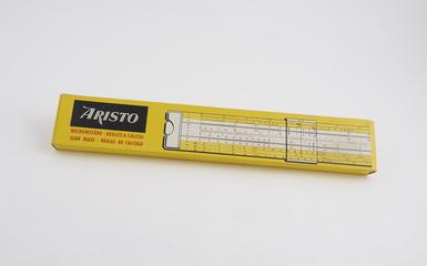 10-Inch Scholar LL 0903LLE Aristo slide rule from the 1973 catalogue ...