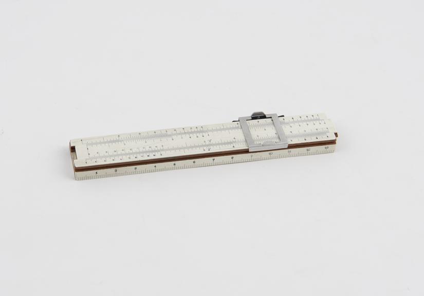 Slide rule with magnifying cursor | Science Museum Group Collection