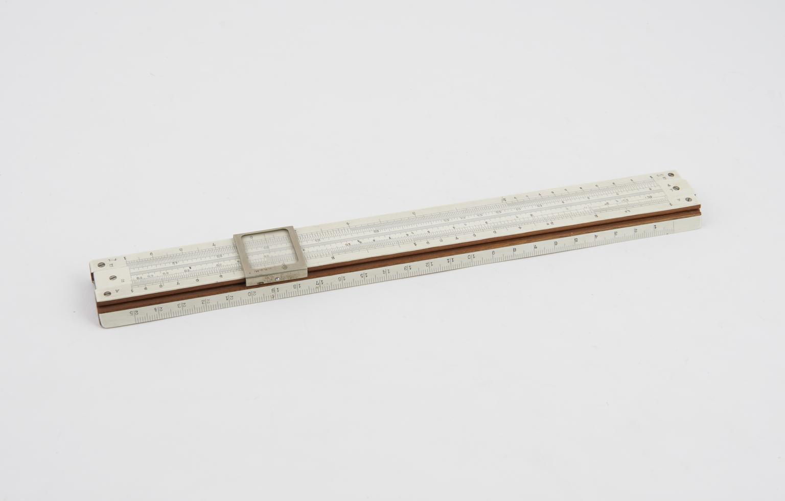 Ten inch slide rule with case | Science Museum Group Collection