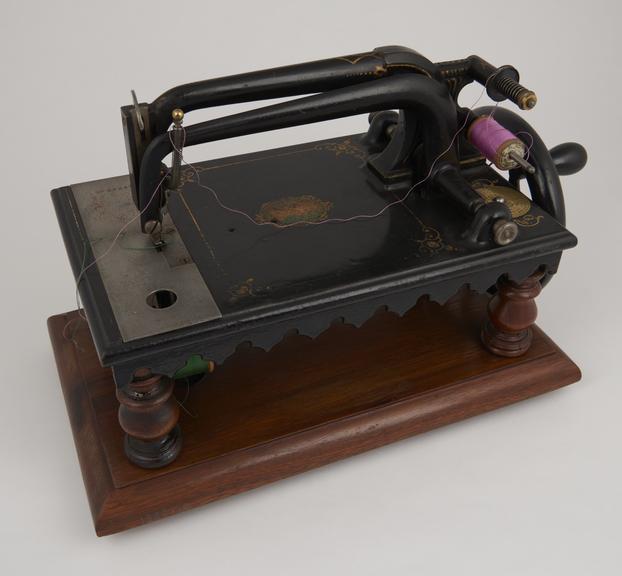 Grover and Baker two-thread chain-stitch sewing machine, 1871 ...